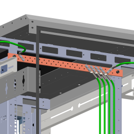 Horizontal Rack Bonding Busbar Kit |SurgGuard | PDU Cables